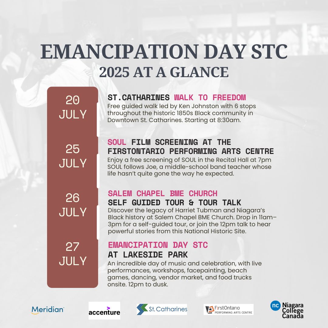 Emancipation Day STC 2025 | loveSTC - Tourism St. Catharines